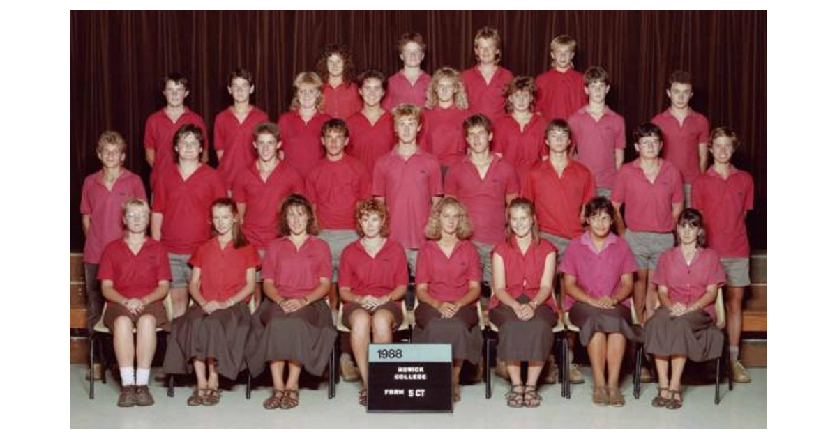 School Photo - 1980's / Howick College - Auckland | MAD on New Zealand