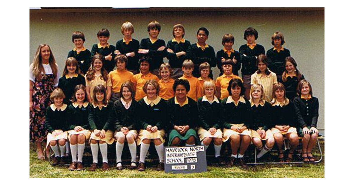 School Photo - 1970's / Havelock North Intermediate School - Havelock ...