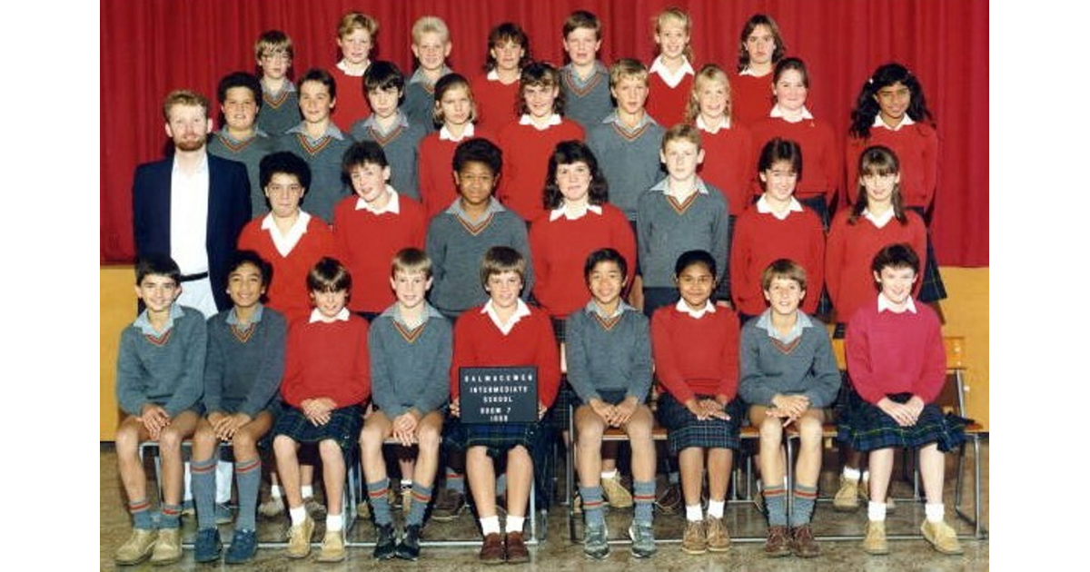 School Photo - 1980's / Balmacewan Intermediate - Dunedin | MAD on New Zealand