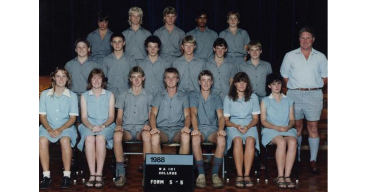 School Photo - 1980's / Waihi College - Waihi | MAD on New Zealand