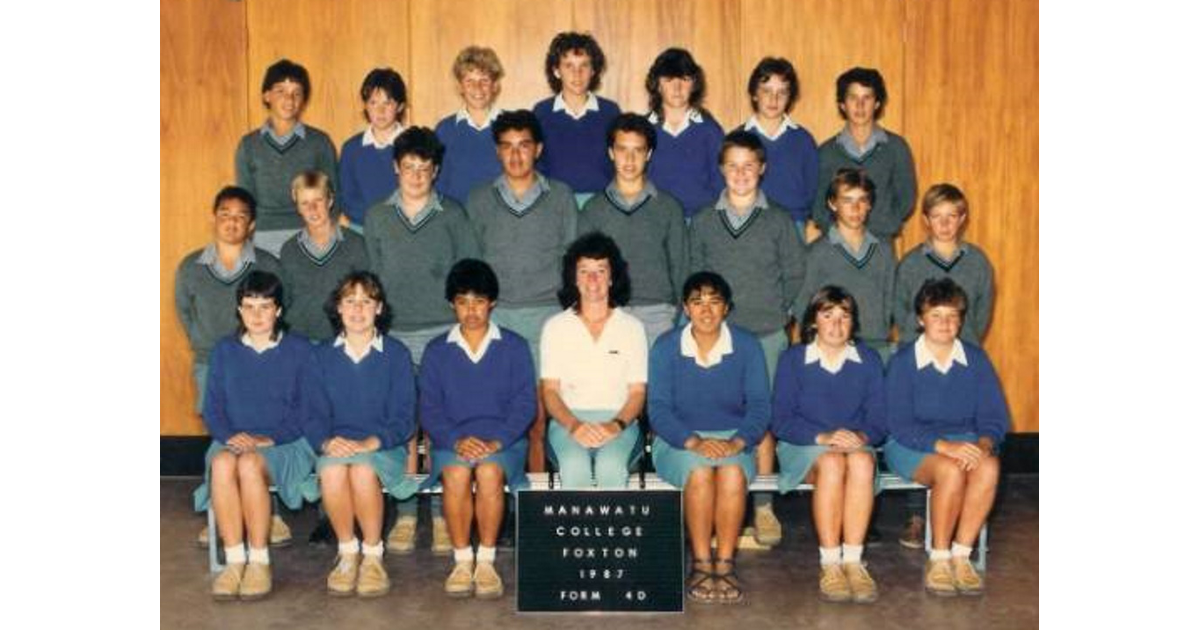 School Photo - 1980's / Manawatū College - Foxton | MAD on New Zealand