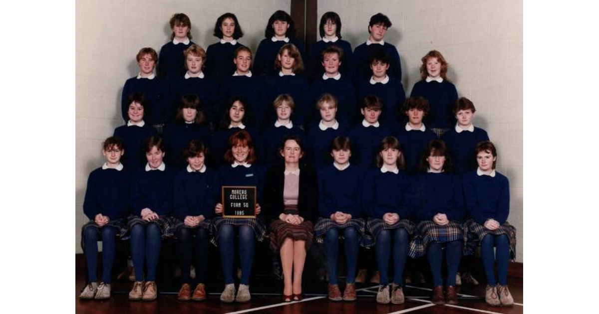 School Photo - 1980's / Moreau College - Dunedin | MAD on New Zealand