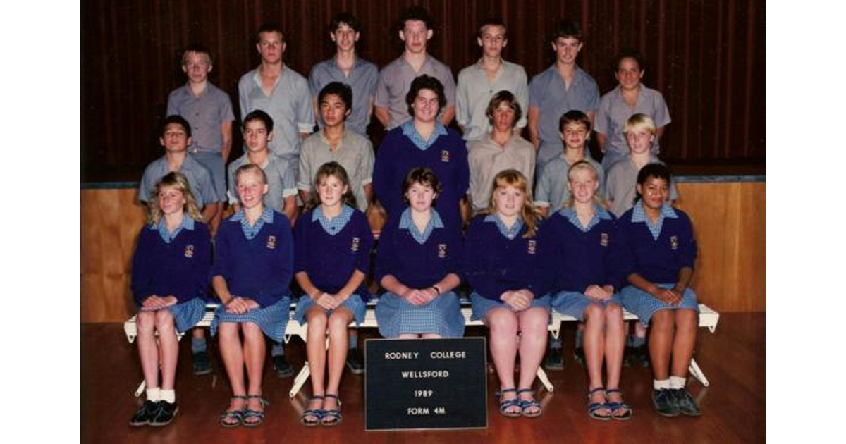 School Photo - 1980's / Rodney College - Wellsford | MAD on New Zealand