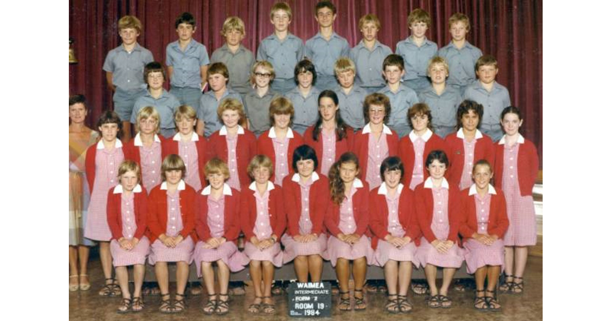 School Photo - 1980's / Waimea Intermediate - Richmond | MAD on New Zealand
