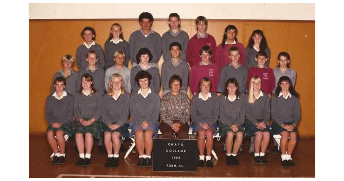 School Photo - 1980's / Okato College - Okato | MAD on New Zealand