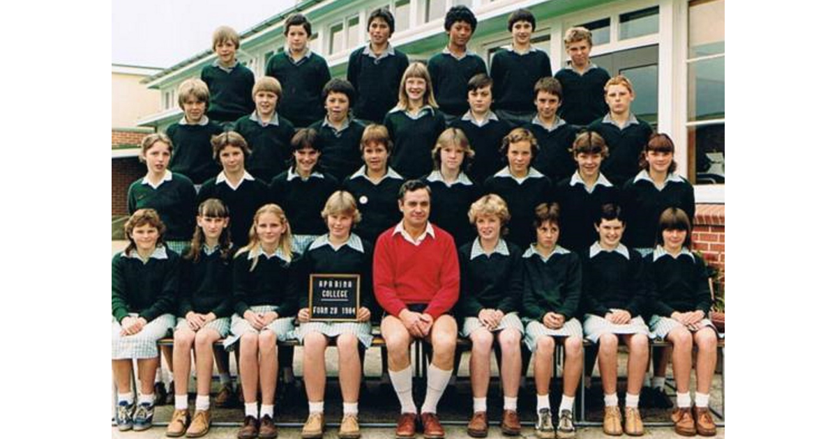 School Photo - 1980's / Aparima College - Riverton | MAD on New Zealand
