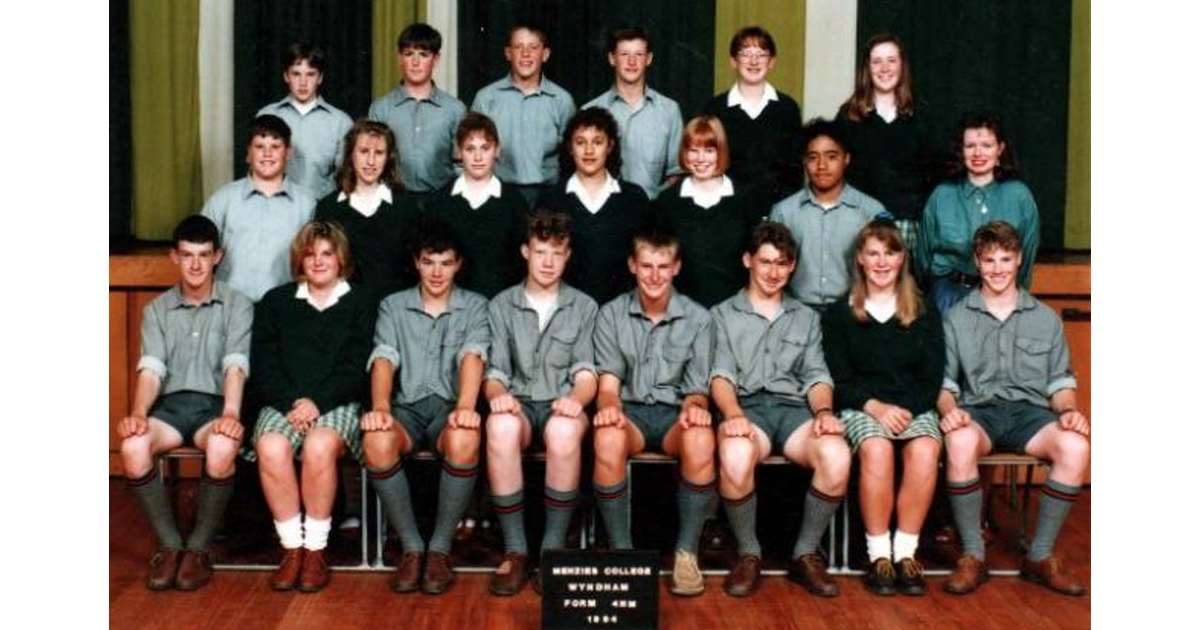 School Photo - 1990's / Menzies College - Wyndham | MAD on New Zealand