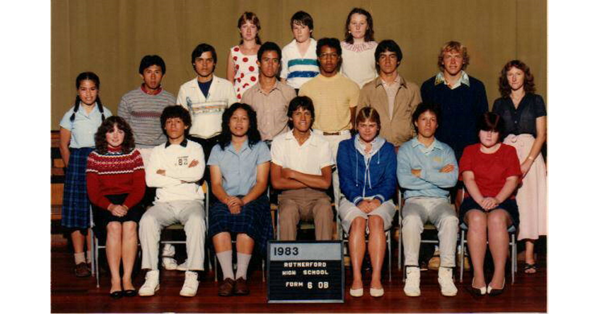School Photo - 1980's / Rutherford College - Auckland | MAD on New Zealand