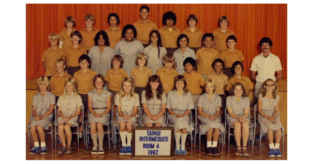 School Photo - 1980's / Tainui Intermediate - Tokoroa | MAD on New Zealand