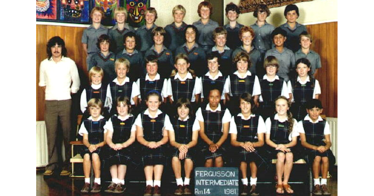 School Photo - 1980's / Fergusson Intermediate - Upper Hutt | MAD on ...