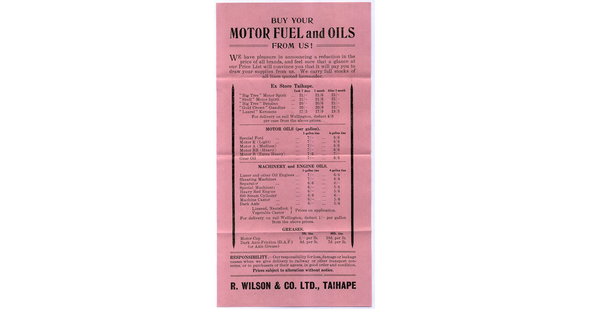 New Zealand - Ephemera / New Zealand Historical Items - Advertising ...
